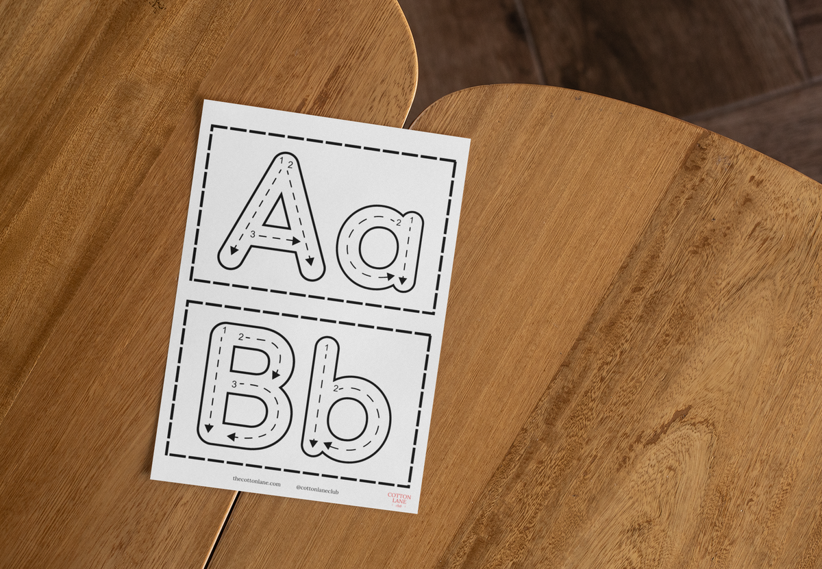 Alphabet Tracing Cards