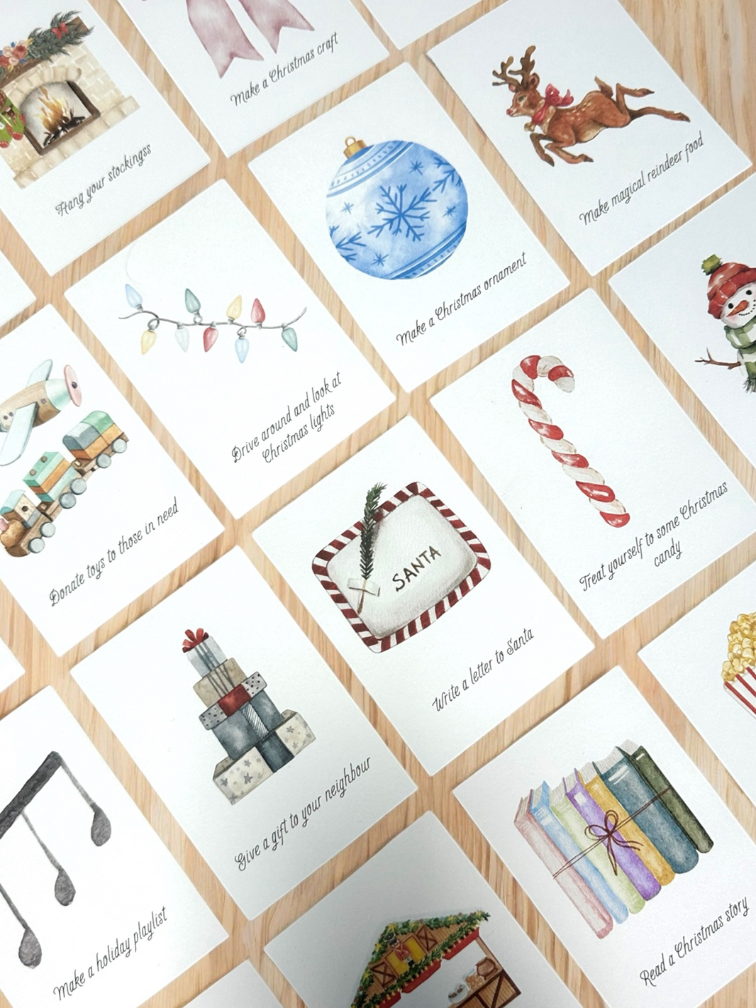 Advent Calendar Activity Cards – The Cotton Lane